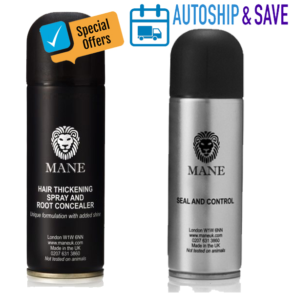 Autoship Mane Hair Thickening Color Spray + Sealer control spray - MANE ...